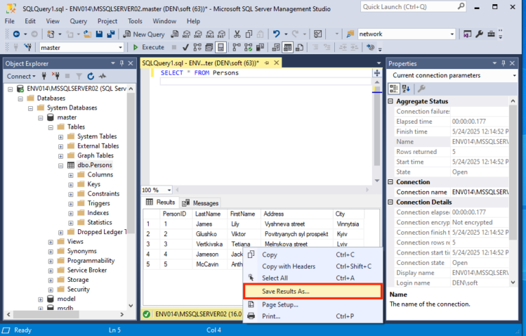 Export SQL Server Data From Table To a CSV File: Best Methods