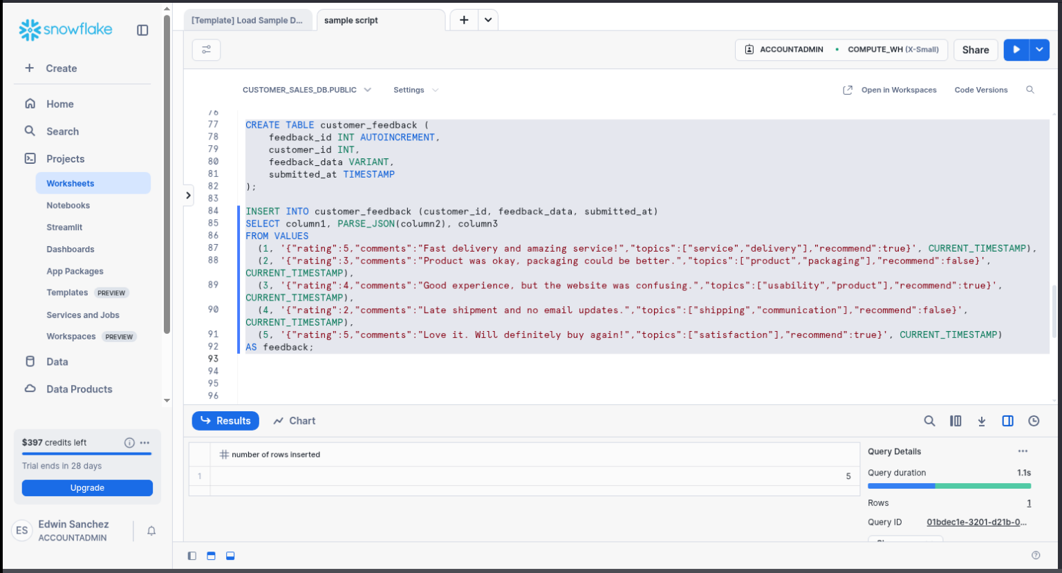 Snowflake SQL: The Ultimate Guide with Examples