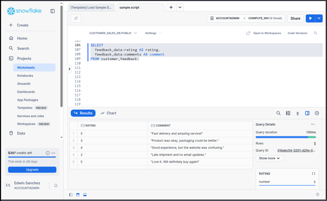 Snowflake SQL: The Ultimate Guide with Examples