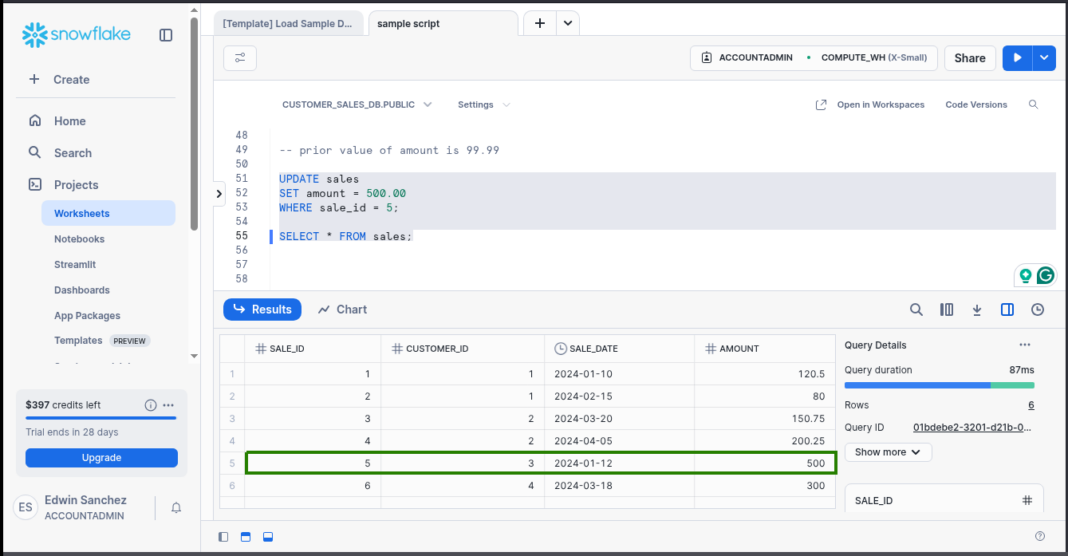 Snowflake SQL: The Ultimate Guide with Examples