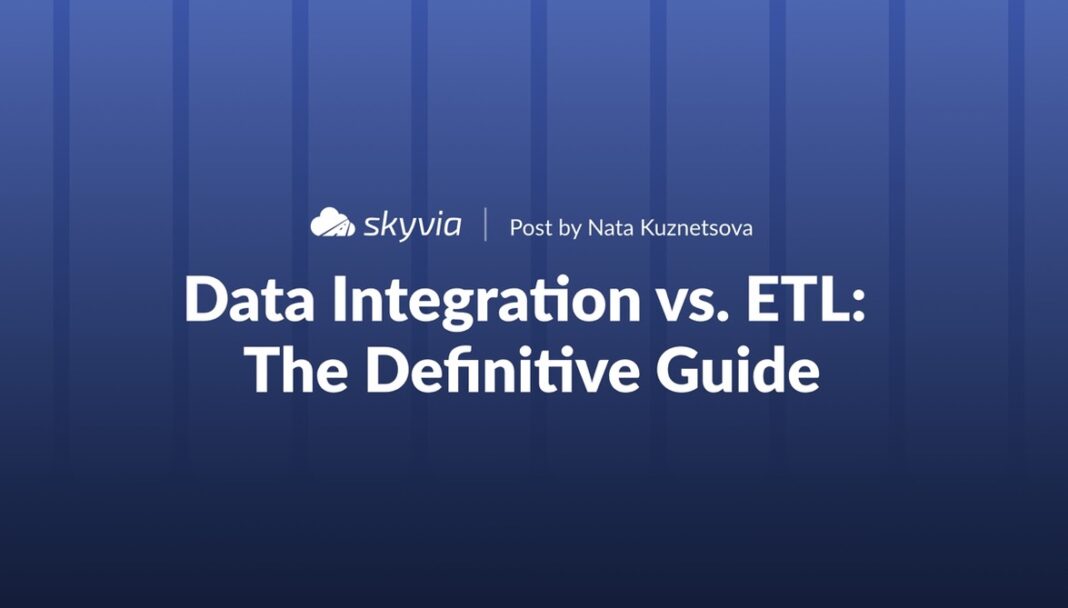 Data Integration vs. ETL: 7 Key Differences & How to Choose